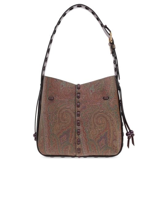 Etro Bag With 'Paisley' Pattern in Brown | Lyst
