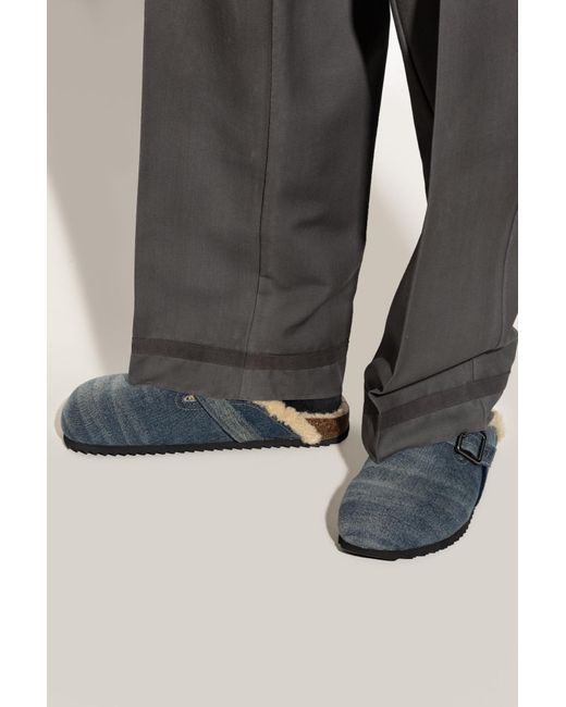 DIESEL Slides D-Woodstock in Black for Men | Lyst