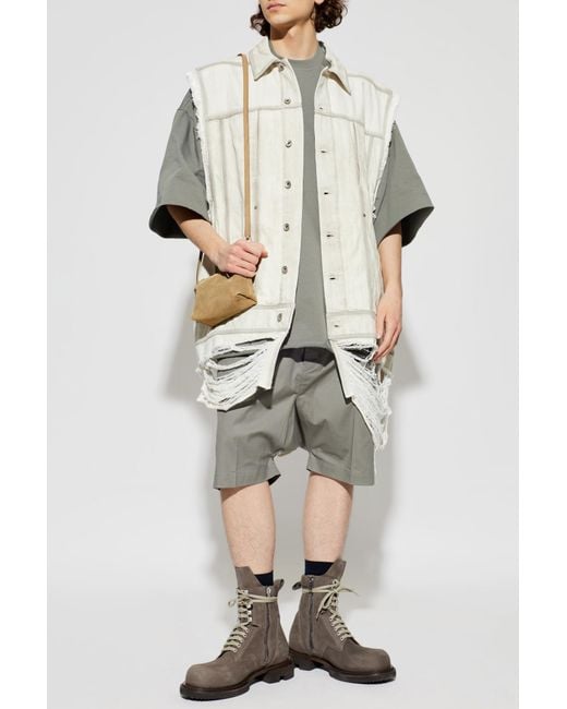 Rick Owens 'Low Army Gabe' Ankle Boots in Brown for Men | Lyst UK