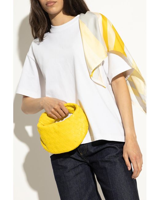 Bottega Veneta Handbag 'Mini Jodie' in Yellow | Lyst UK
