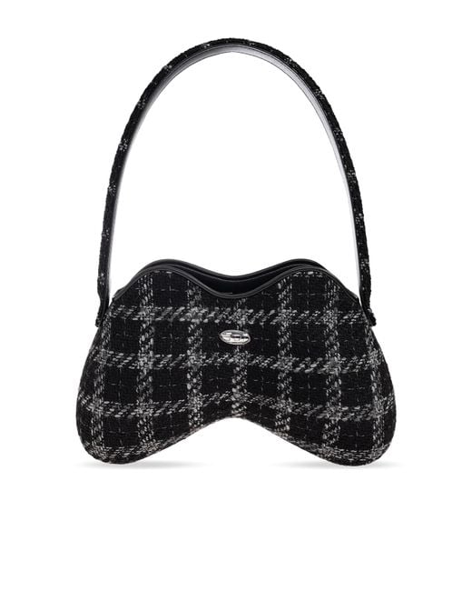 DIESEL Shoulder Bag 'Play Double-D' in Black | Lyst UK
