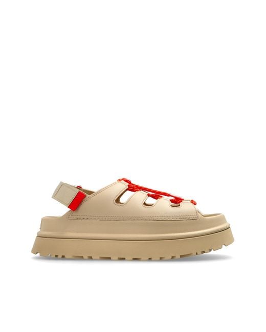 UGG Platform Sandals 'Goldenglow Toggle' in Pink | Lyst UK