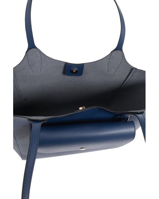 Furla "Lea Medium" Shopper Bag in Blue | Lyst