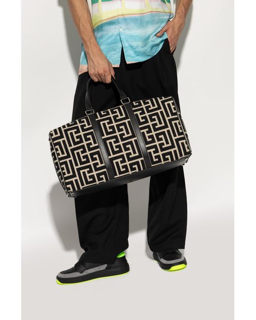 Balmain Carry-On Bag in Black for Men | Lyst