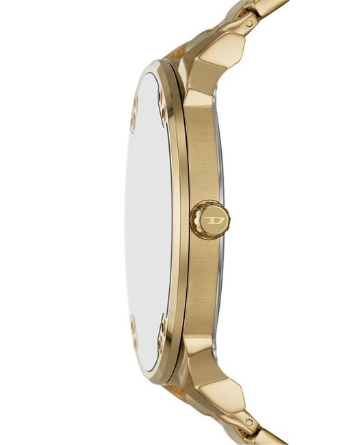 DIESEL Steel Watch "mr Daddy", in Metallic for Men | Lyst UK
