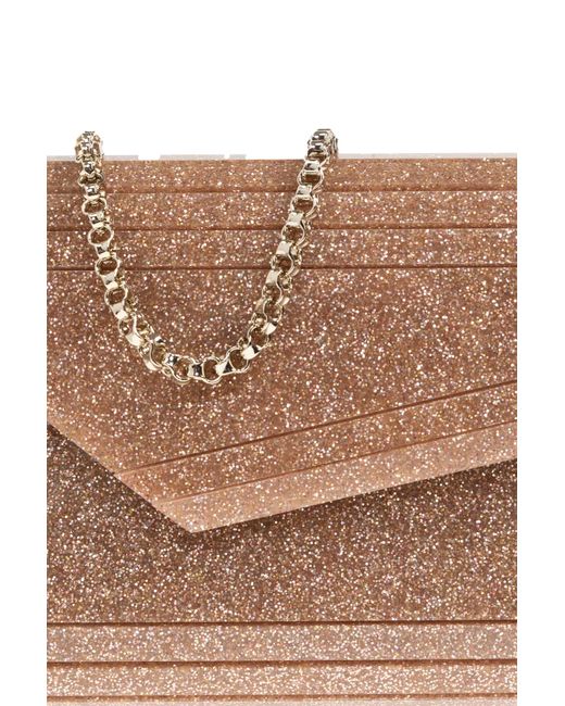 Jimmy Choo 'Candy' Clutch in Brown | Lyst UK