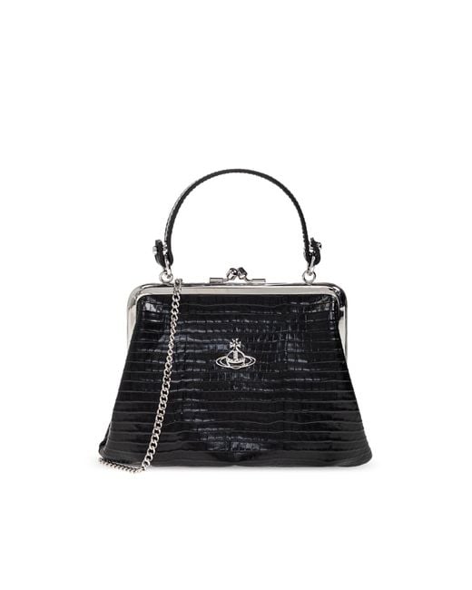 Vivienne Westwood Handheld Bag "granny Frame", in Black | Lyst