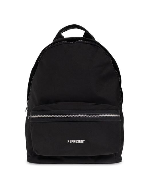 Represent Backpack With Logo in Black for Men | Lyst UK