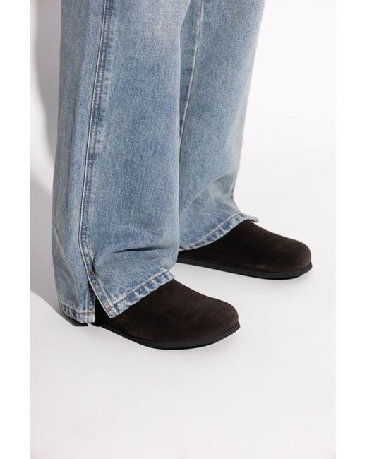 Common Projects Leather Clogs Clog in Blue | Lyst