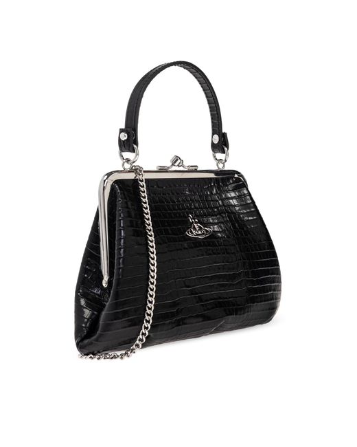 Vivienne Westwood Handheld Bag "granny Frame", in Black | Lyst