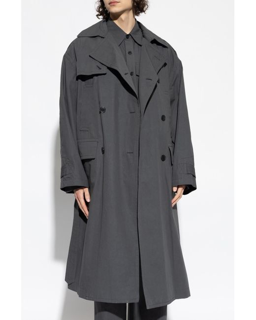 Dries Van Noten "Robart Long" Coat in Grey for Men | Lyst UK