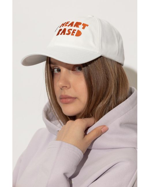 Samsøe & Samsøe Baseball Cap in White | Lyst UK