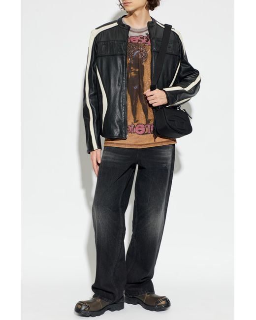 DIESEL Insulated Jacket 'L-Adam' in Black for Men | Lyst UK