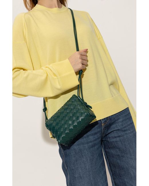 Bottega Veneta 'Loop Mini' Shoulder Bag in Green | Lyst