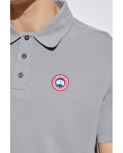 Canada Goose Polo 'Beckley' in Grey for Men | Lyst UK