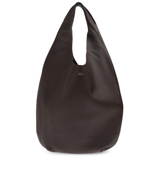 A.P.C. Shopper Bag 'Le Neige' in Brown | Lyst