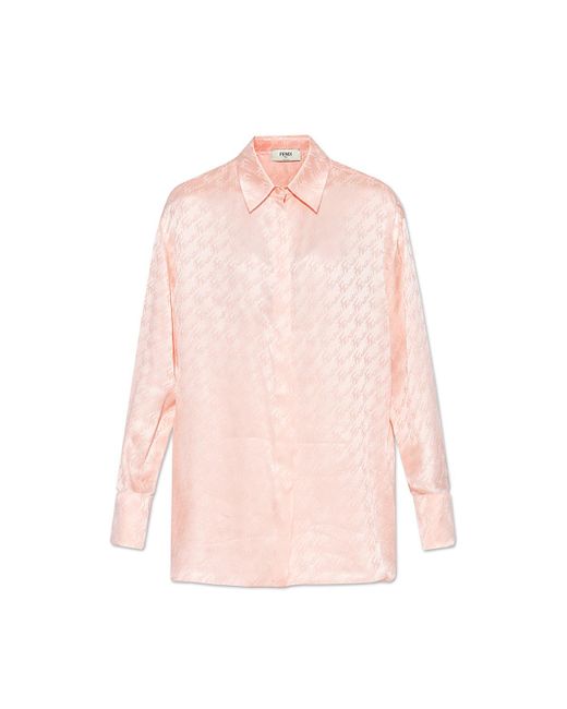 fendi-silk-shirt-with-brush-pattern-in-pink-lyst
