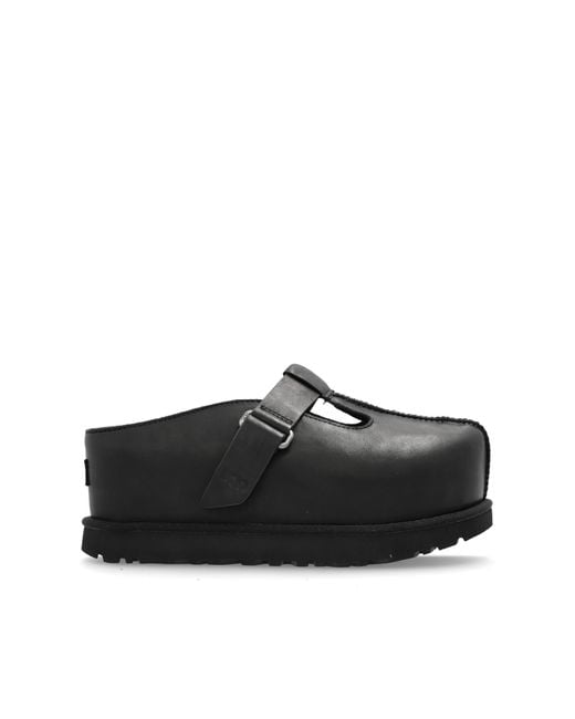 UGG Platform Clogs Goldenstar Hi Clog in Black | Lyst
