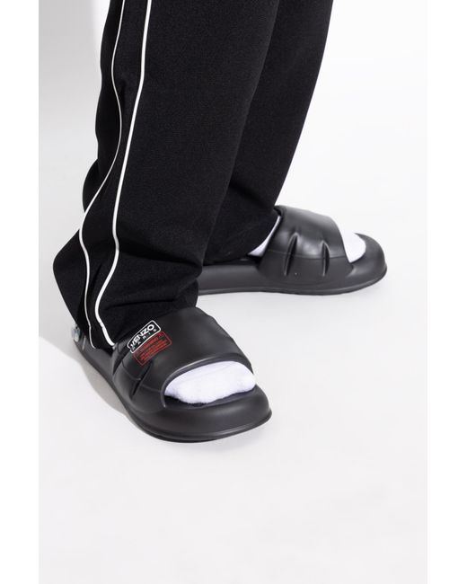 KENZO Rubber Slippers in Black for Men | Lyst