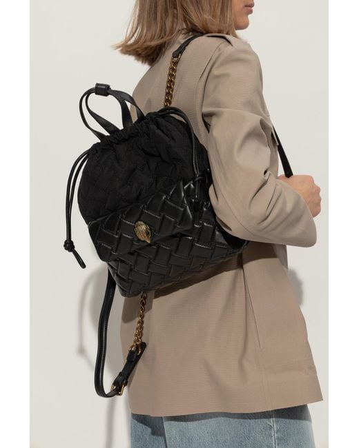 Kurt Geiger Backpack With Kensington Logo in Black | Lyst