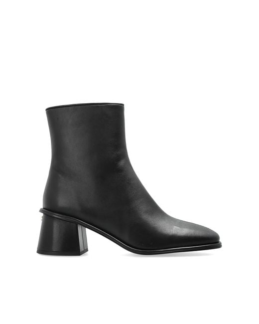COACH Heeled Ankle Boots Gigi in Black | Lyst