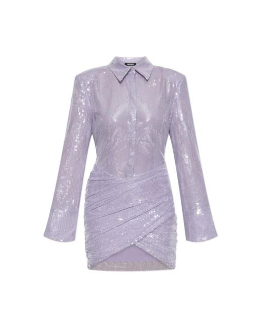 ROTATE BIRGER CHRISTENSEN Sequin Dress in Purple | Lyst UK