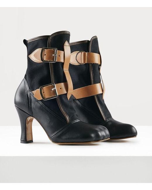 Vivienne Westwood Bondage Boot Leather in Blue | Lyst UK