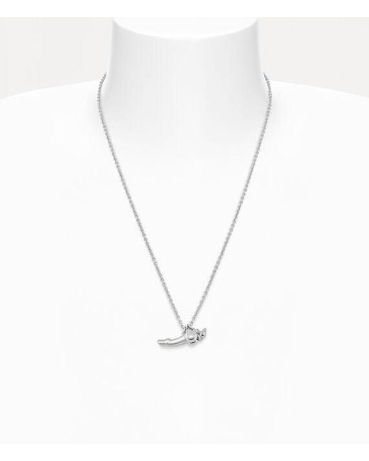 Vivienne Westwood Penis Pendant Necklace in White for Men | Lyst UK