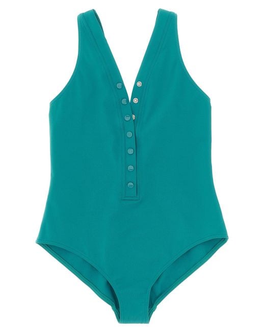 Eres Icône Beachwear Green in Blue | Lyst UK