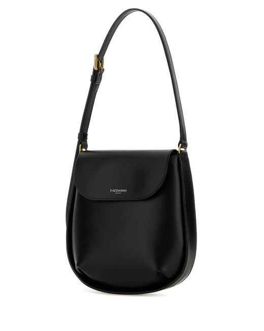 J&m Davidson Leather Small Dash Shoulder Bag in Black | Lyst