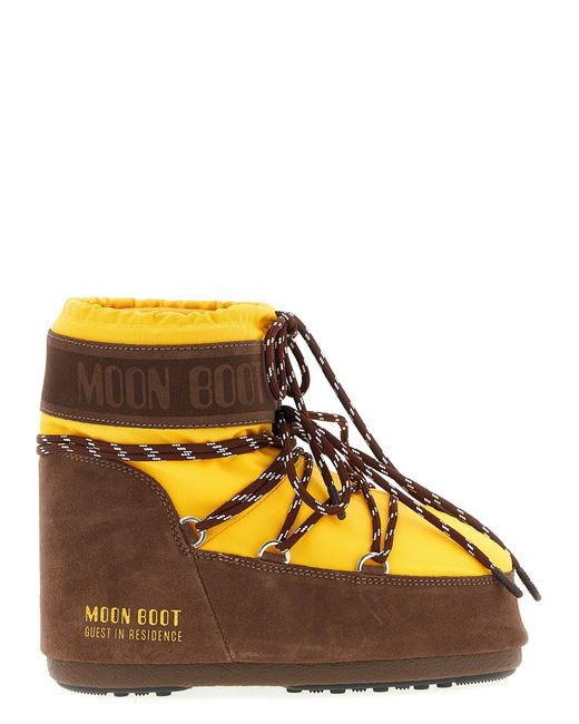 Moon Boot Iconlow Boots And Ankle Boots Multicolor in Yellow | Lyst UK