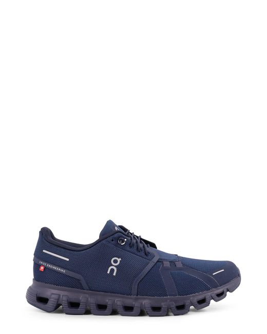 On Shoes Cloud 6 Low-Top Mesh Sneakers in Blue for Men | Lyst