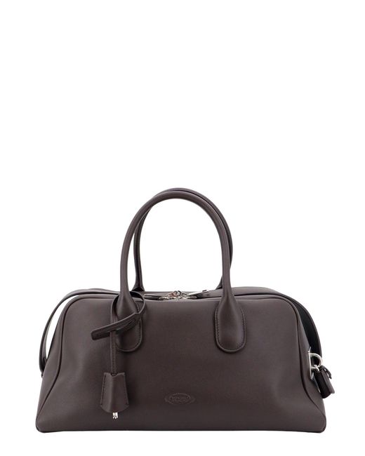 Tod's Leather Handbag With Engraved Logo in Brown for Men | Lyst