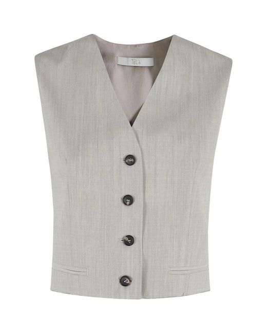 Tela Wool Jackets in Gray | Lyst