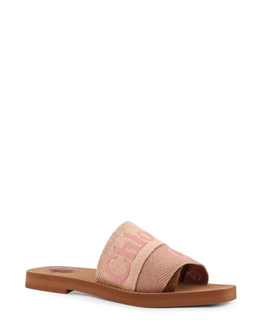 Chloé Sliders in Brown | Lyst Canada