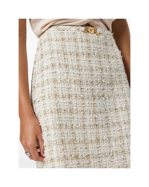 Versace Neutral Skirts in Natural | Lyst