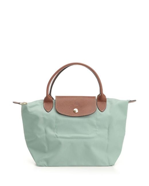 Longchamp Le Pliage Original Handbags Light Blue | Lyst UK