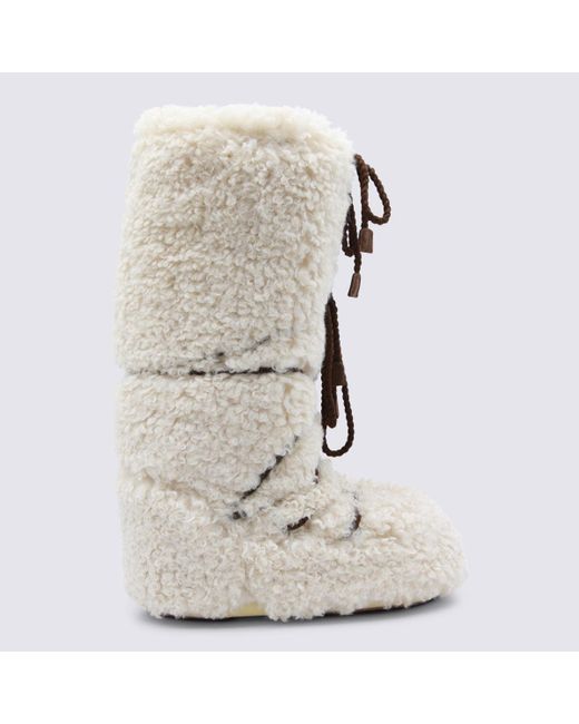 Moon Boot Boots Light And Natural | Lyst UK