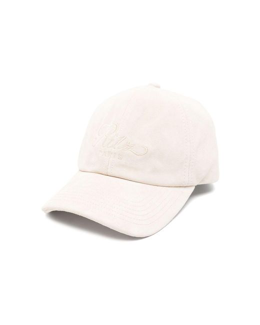 FRAME x Ritz Paris Leather Hats in White for Men | Lyst