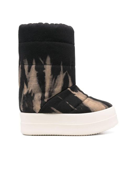 Dark Shadow Rubber Fabric Boots in Black for Men | Lyst