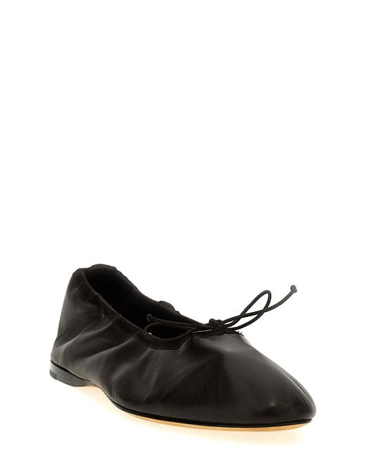 The Row Awar Flat Shoes in Black | Lyst