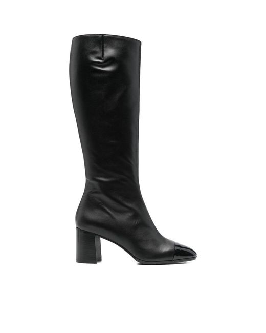 CAREL PARIS Leather Boots in Black | Lyst