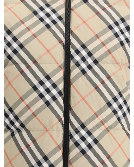Burberry Down in Natural | Lyst