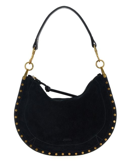 Isabel Marant Oskan Soft Zip Hand Bags in Black | Lyst UK