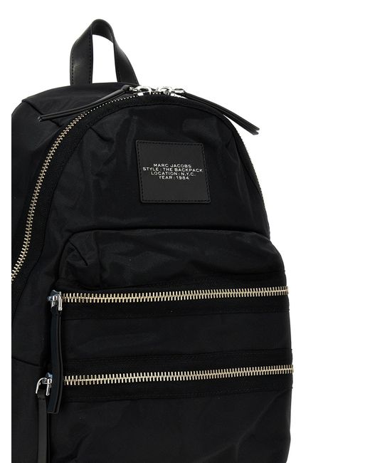 Marc Jacobs The Biker Nylon Large Backpacks in Black | Lyst UK