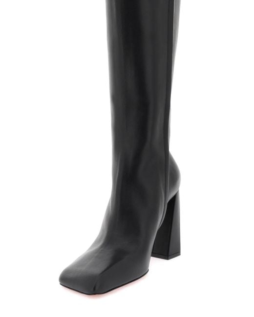 AMINA MUADDI Marine Boots in Black | Lyst