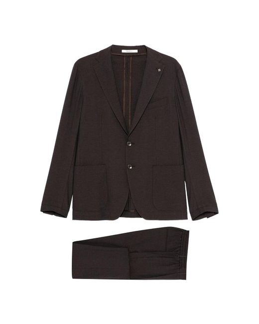 Tagliatore Suits in Black for Men | Lyst UK
