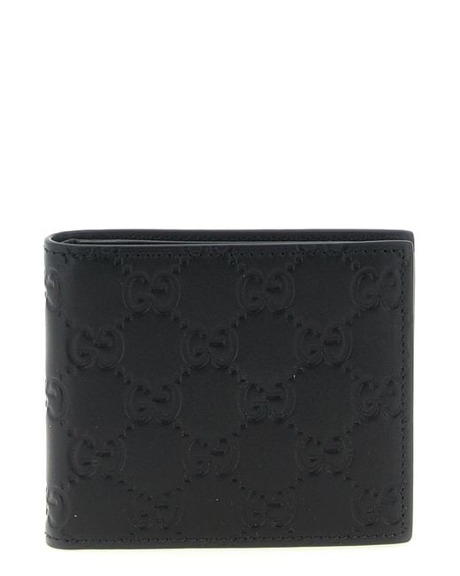 Gucci Gg Emblem Wallets And Card Holders in Black for Men | Lyst UK
