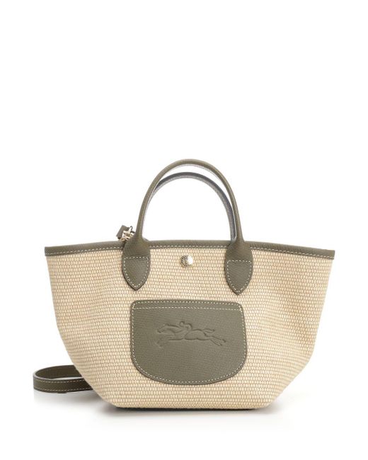 Longchamp Le Panier Pliage Xs Handbags in Natural | Lyst UK