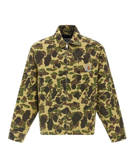 Carhartt 'Duck Detroit' Jacket in Green for Men | Lyst UK